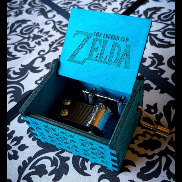 Nintendo | Other | The Legend Of Zelda Wood Music Box Song Of Storms Ocarina Of Time Nintendo ...